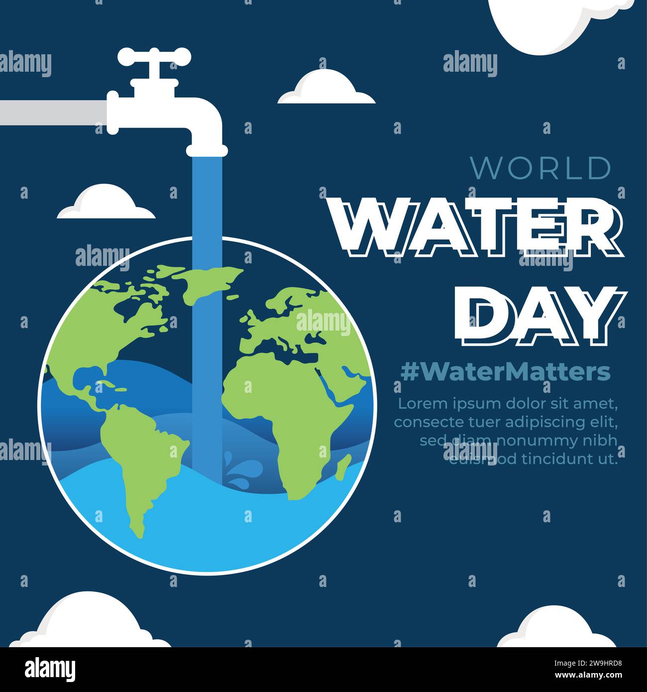 Environment friendly tap Stock Vector Images - Alamy