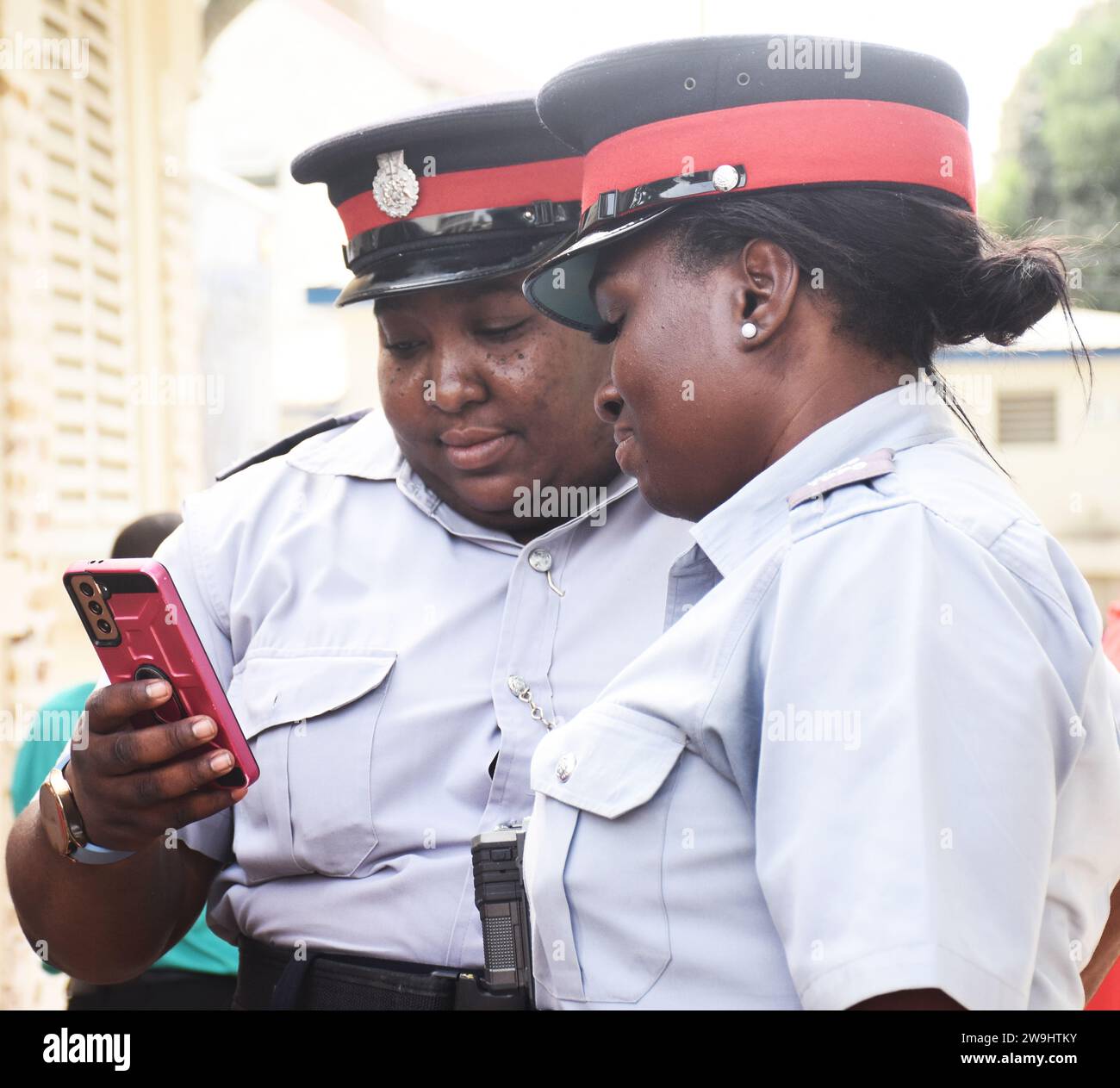 Female police officers in barbados hi-res stock photography and images ...