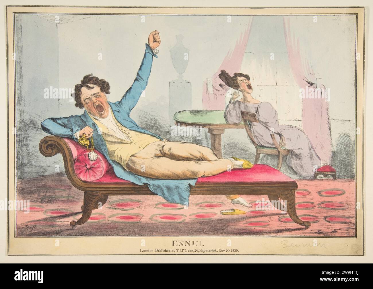 Ennui 1971 by Robert Seymour Stock Photo - Alamy