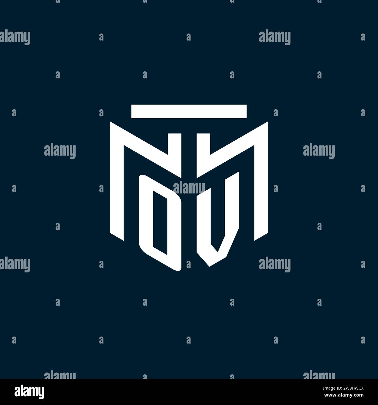 Ov monogram Stock Vector Images - Alamy