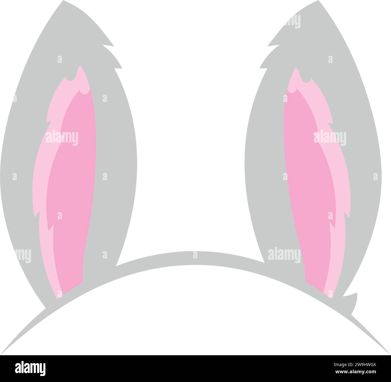 Isolated colored pair of rabbit ears Vector Stock Vector Image & Art ...