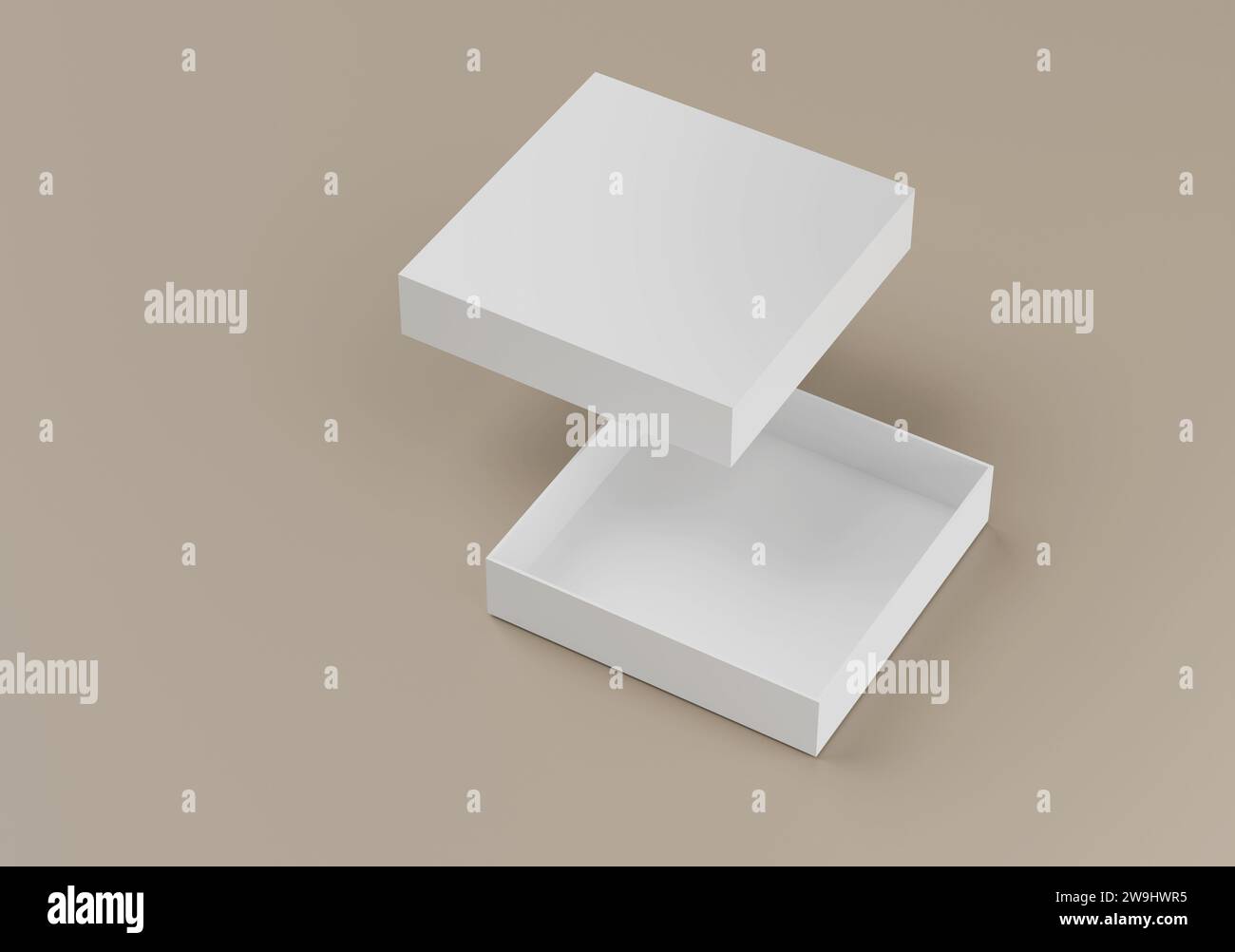 Blank White Boxes Mockup Stack up - 3D Illustration Render Stock Photo ...