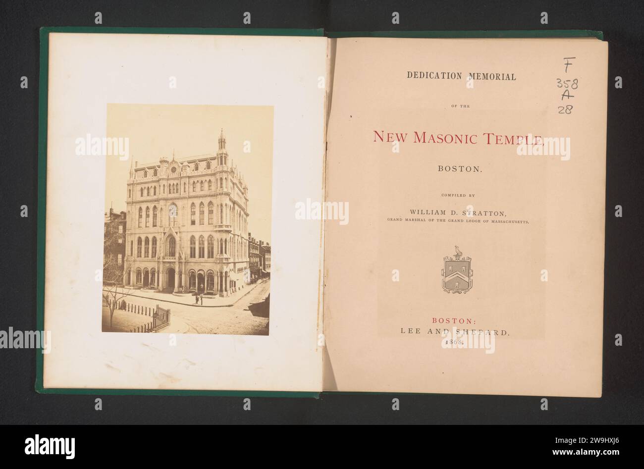 Dedication memorial of the new Masonic temple, Boston, William D ...