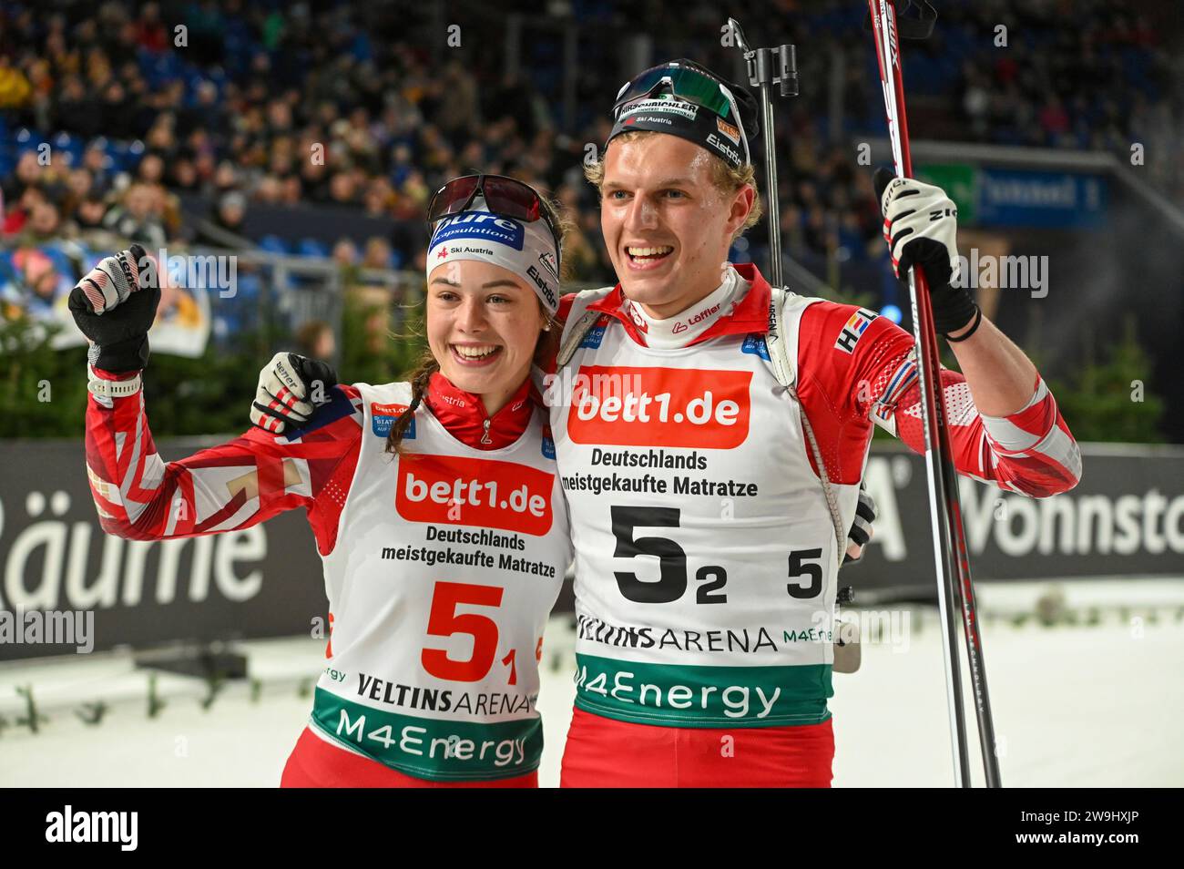 Gelsenkirchen, Deutschland. 28th Dec, 2023. Team Österreich (Anna ...