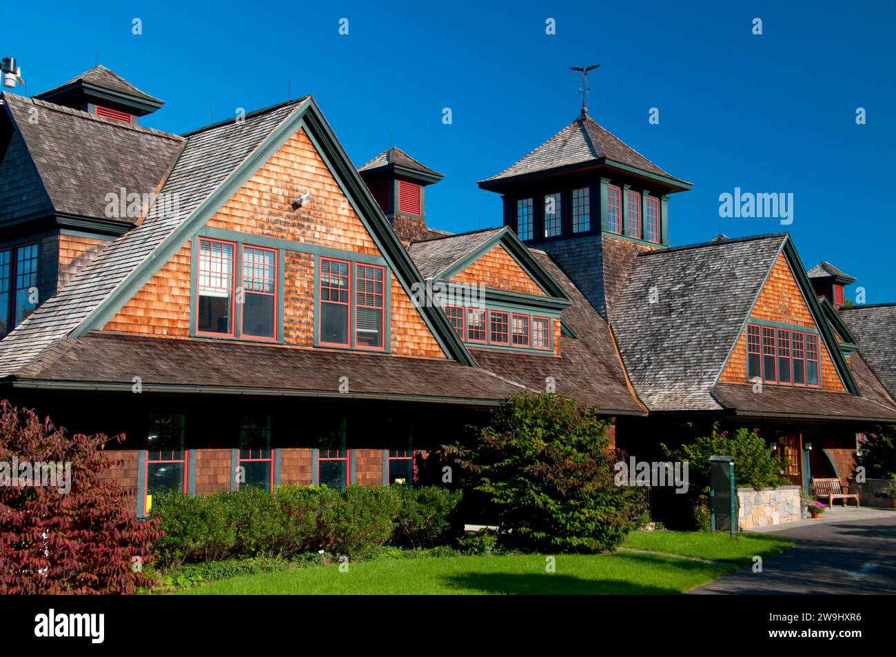 Visitor Center, Audubon Center at Audubon Greenwich, Connecticut Stock ...