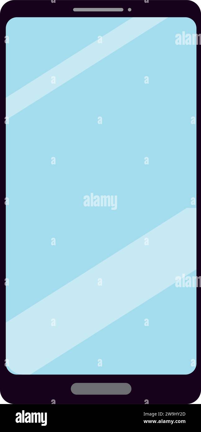 Phone blank screen mockup Stock Vector Images - Alamy
