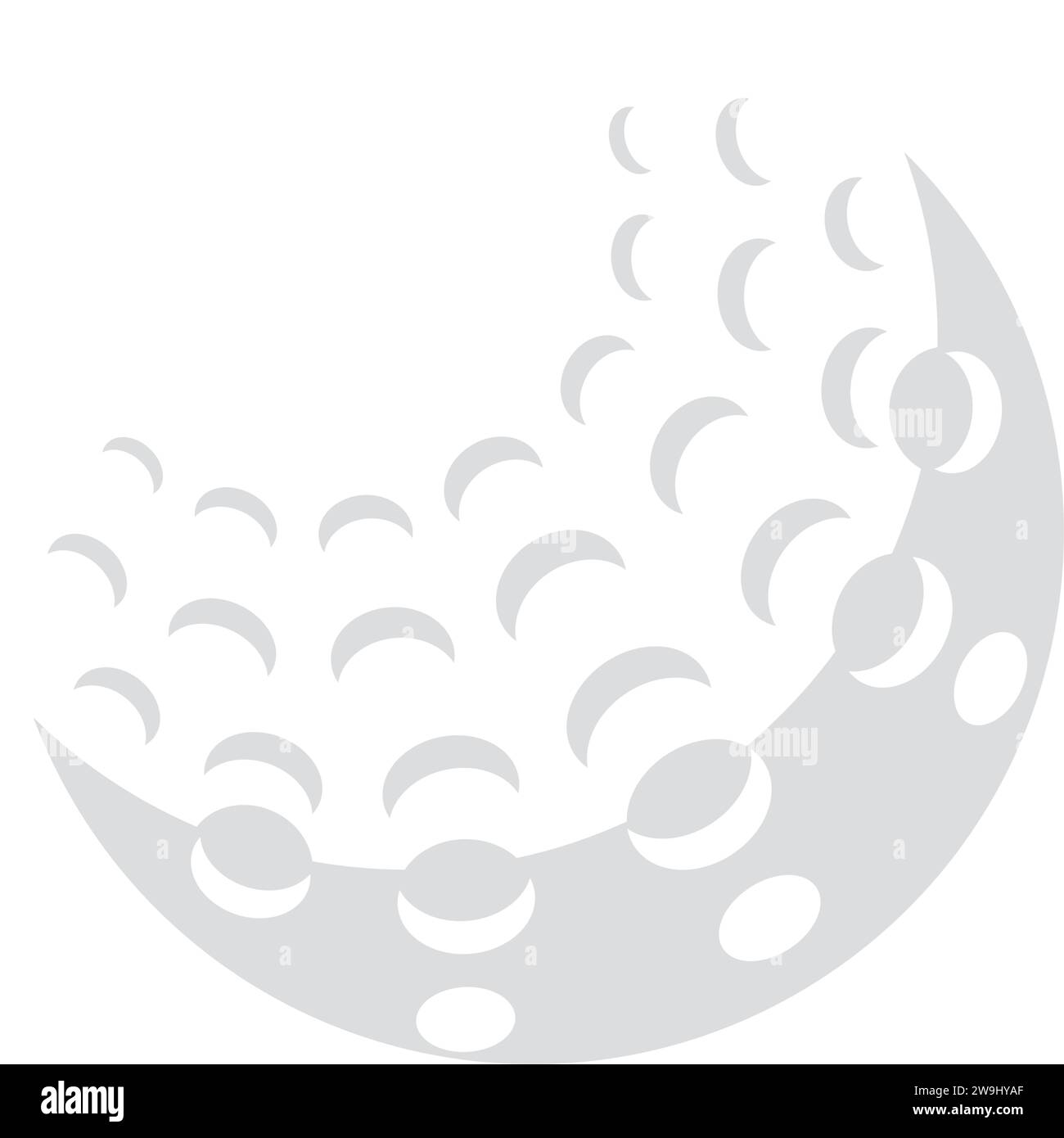 Isolated colored golf ball icon Vector Stock Vector Image & Art - Alamy