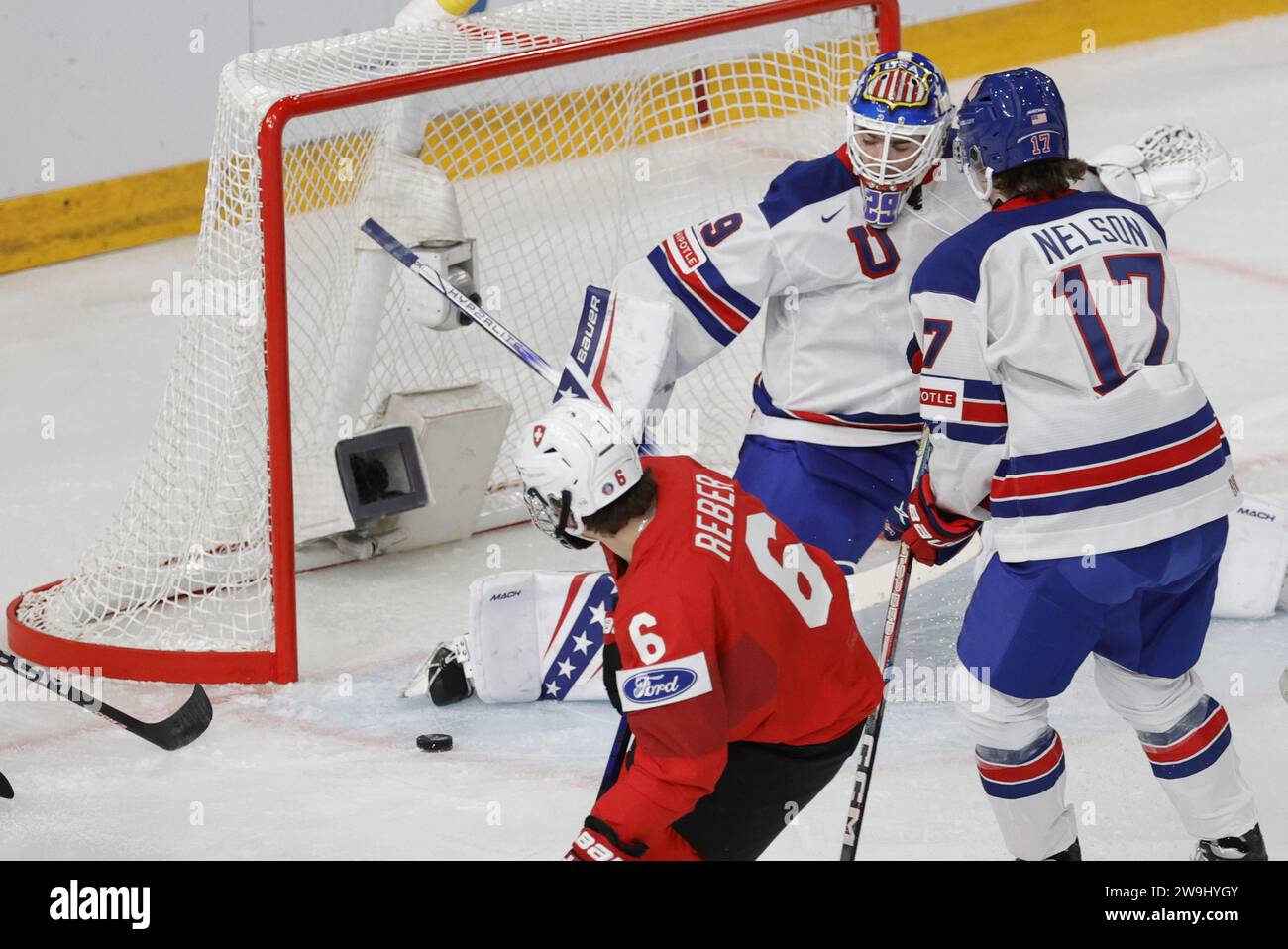 GOTHENBURG, SWEDEN 20231228Switzerland's Jamiro Reber and USA's Jacob ...