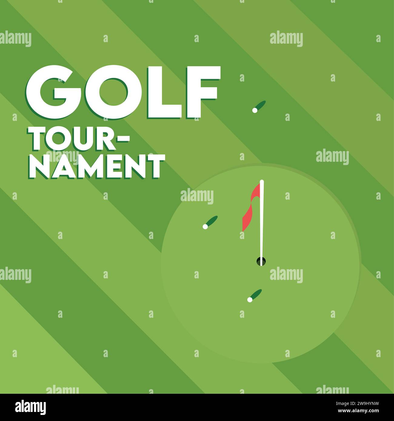 Golf aerial Stock Vector Images - Alamy