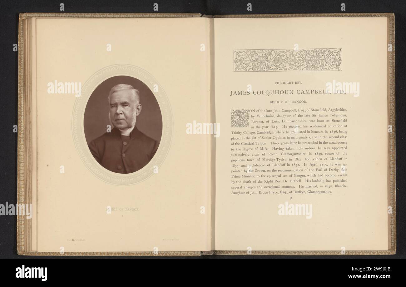 Bishop of Bangor, Lock & Whitfield, c. 1877 - in or before 1882 ...