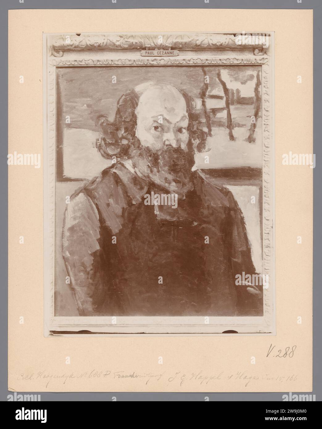 Photo production of a self -portrait from the Hoogendijk collection ...