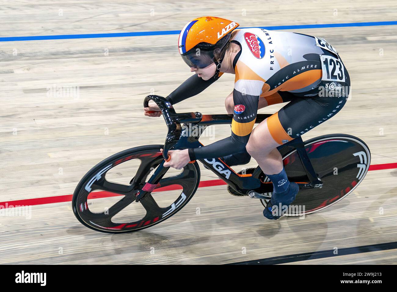APELDOORN - Kimberly Kalee in action in the sprint section at the Dutch ...
