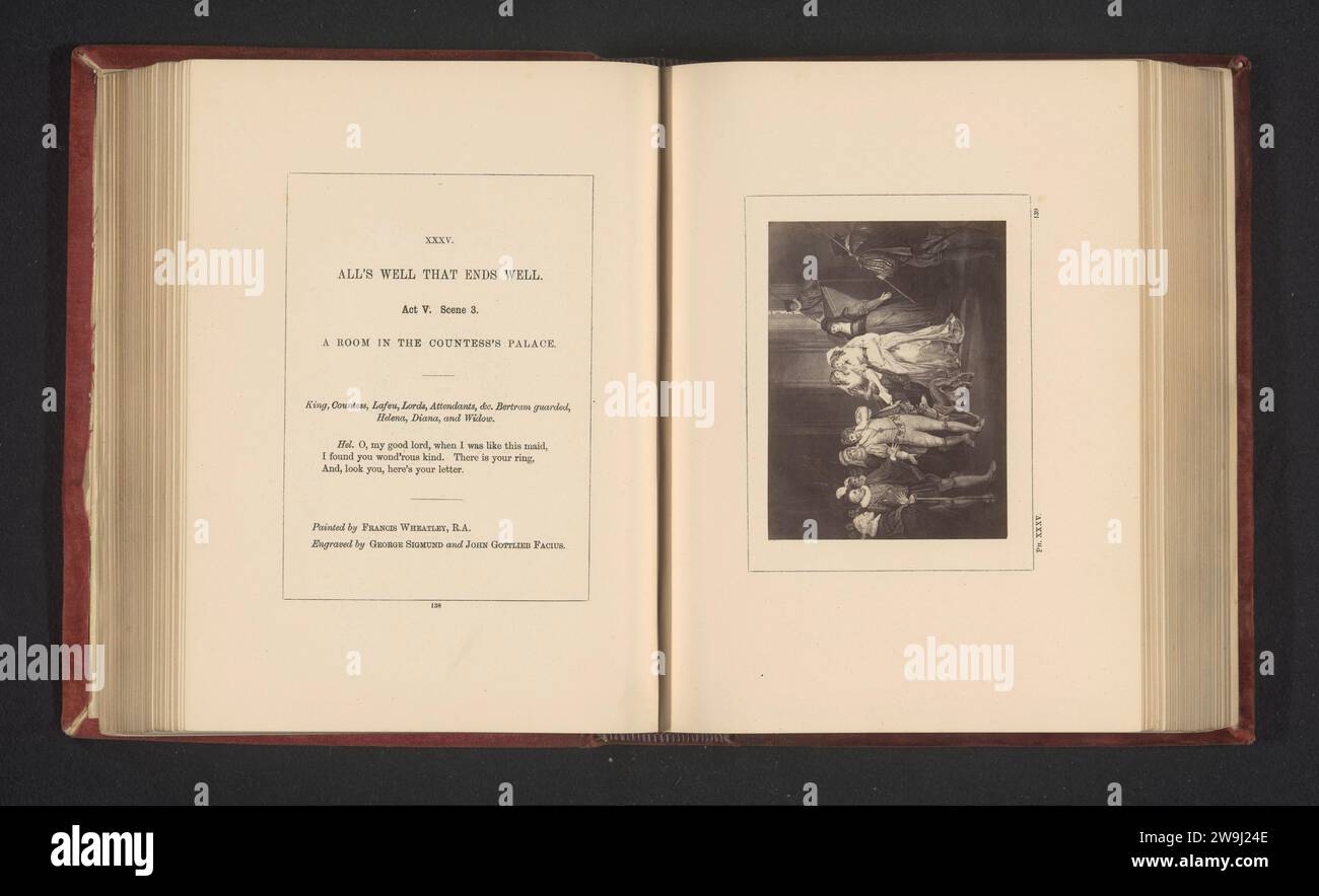 Photo production from a print to a painting by Francis Wheatley ...