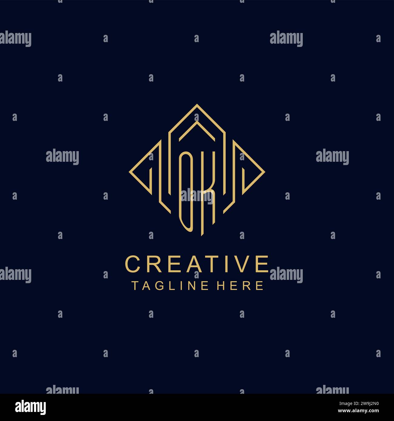 Ok initial Stock Vector Images - Alamy