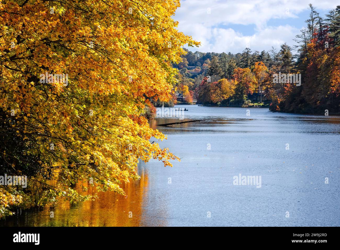 The Cullasaja River, part of the Nantahala National Forest and part of ...