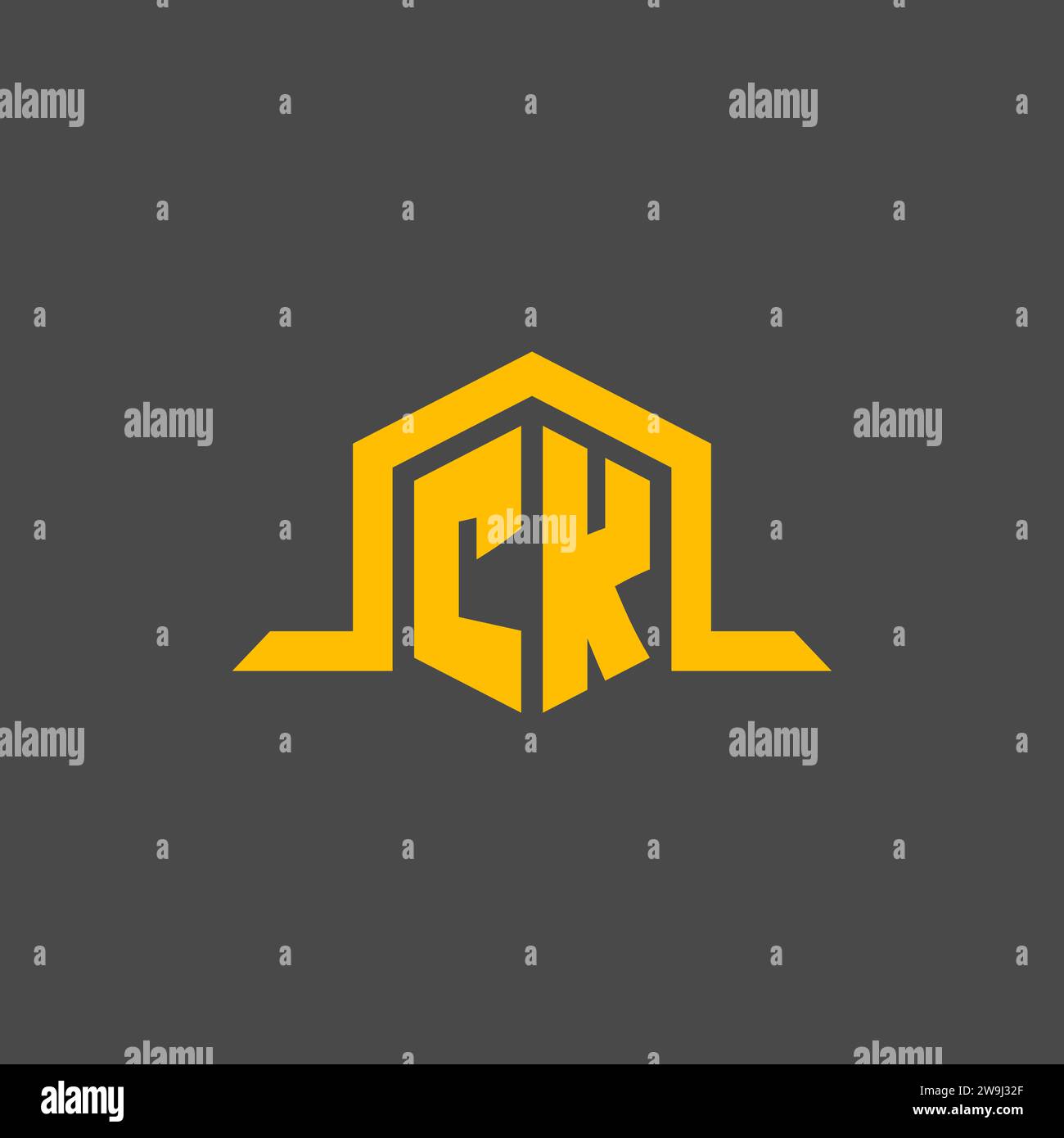 CK monogram initial logo with hexagon style design ideas Stock Vector Image & Art - Alamy