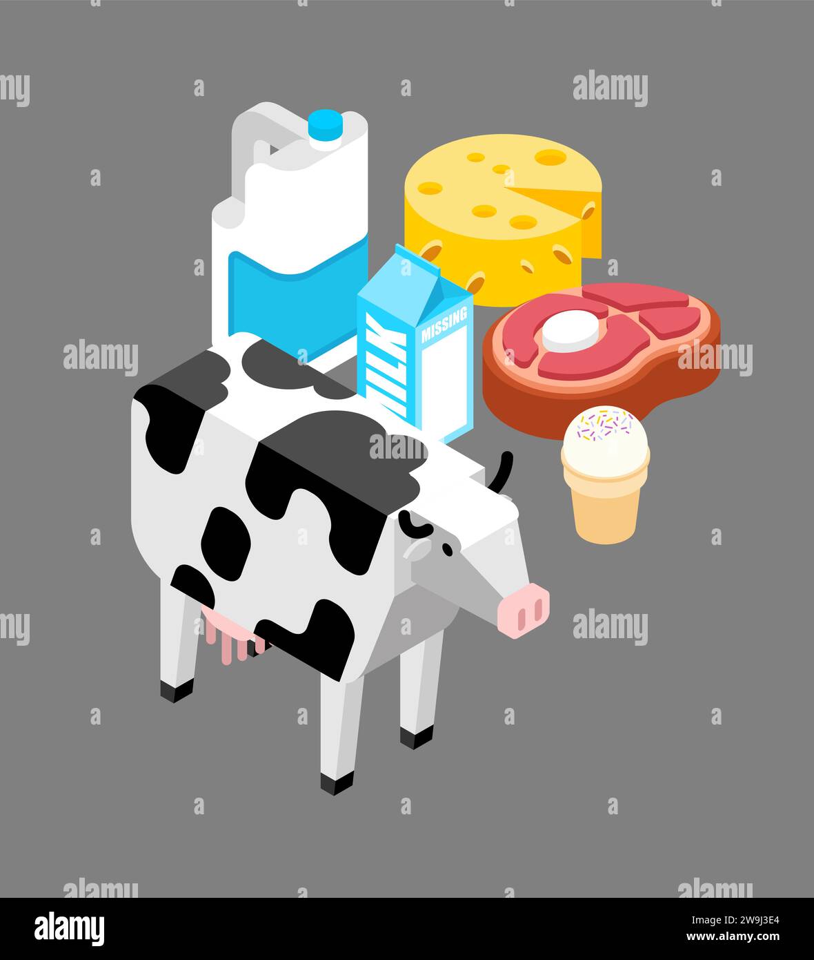 Sour milk cheese slice Stock Vector Images - Alamy