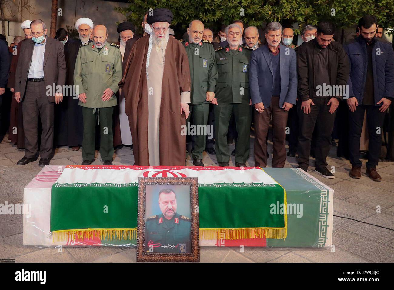 Tehran, Iran. 28th Dec, 2023. Iranian Supreme Leader Ayatollah ALI ...