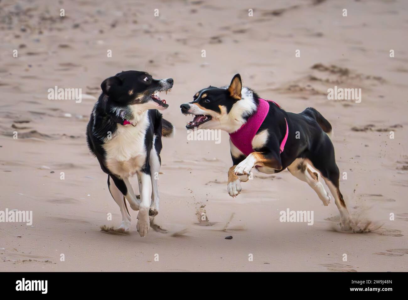 The Border Collie is a British breed of herding dog of the collie type ...