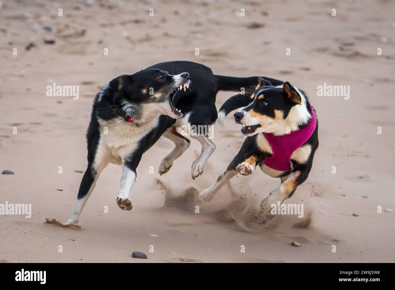 The Border Collie is a British breed of herding dog of the collie type ...