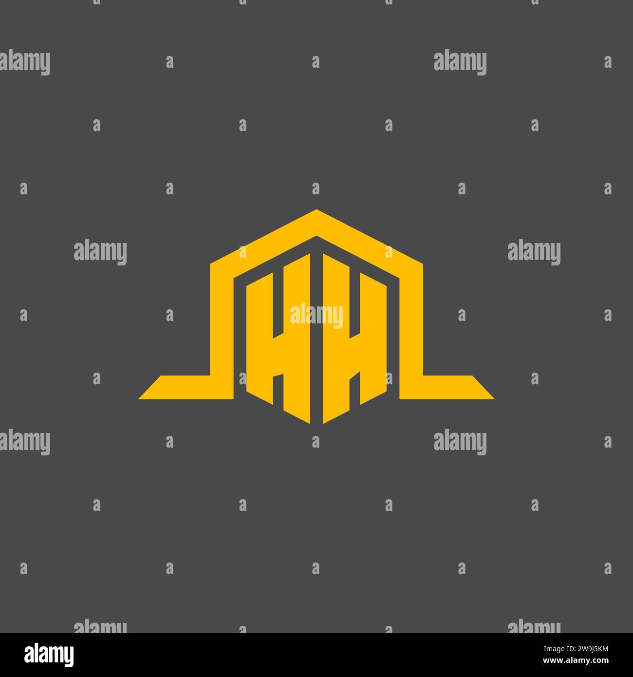 HH monogram initial logo with hexagon style design ideas Stock Vector Image & Art - Alamy