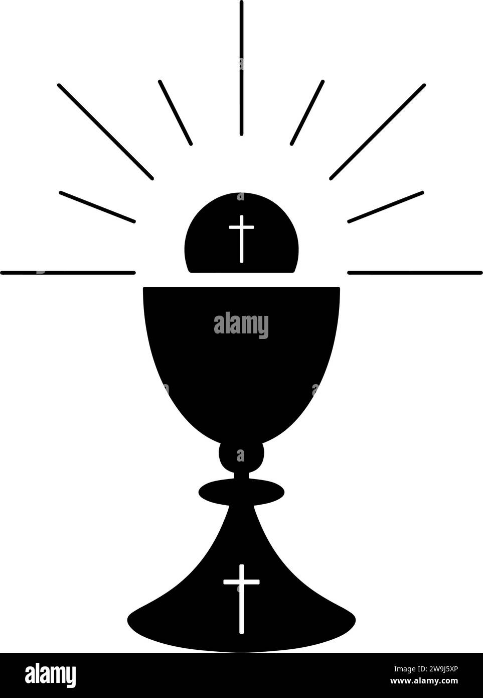 Isolated silhouette of holy grail icon Vector Stock Vector Image & Art ...