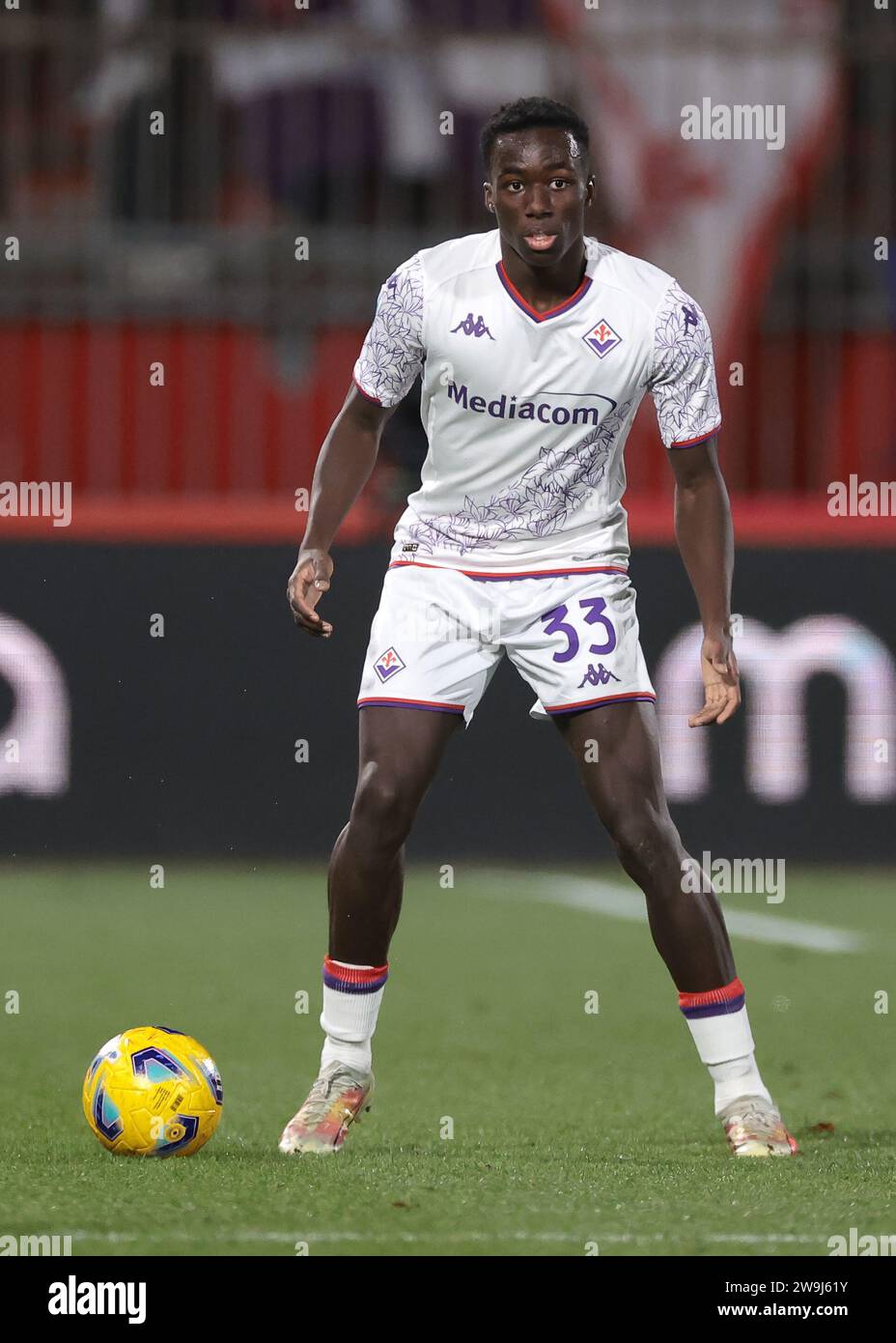 Monza, Italy. 22nd Dec, 2023. Michael Kayode of ACF Fiorentina during ...