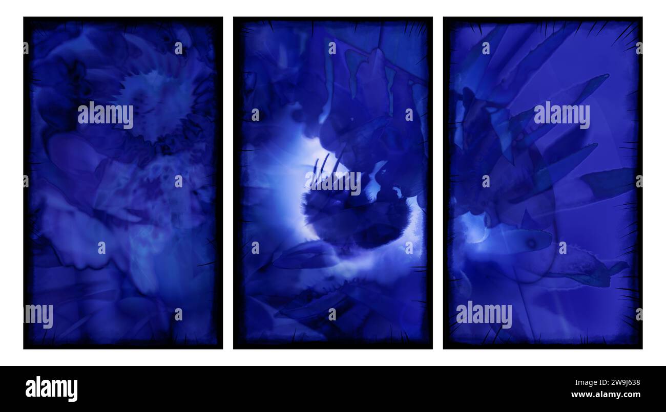 Abstract contemporary art posters Cut Out Stock Images & Pictures - Alamy