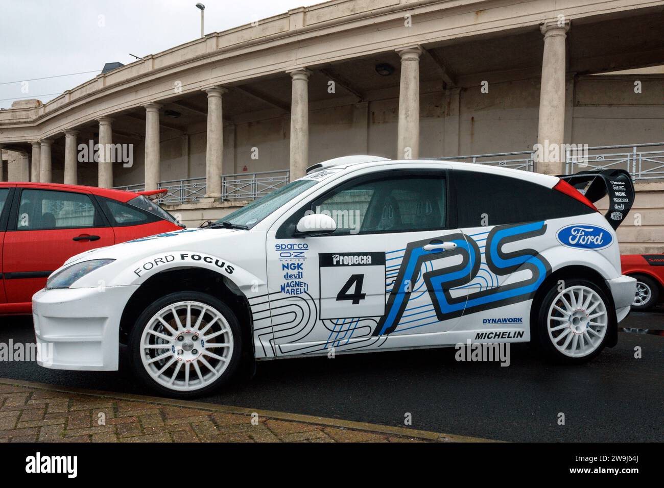 Ford Focus RS rally car. Blackpool Ford Day 2012 Stock Photo - Alamy
