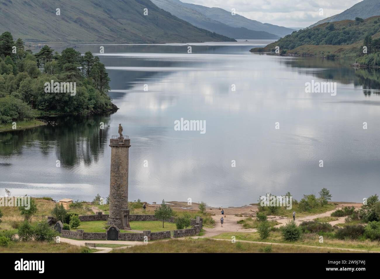 Statue of the Unknown Highlander at the top of the 1745 Jacobite rising ...