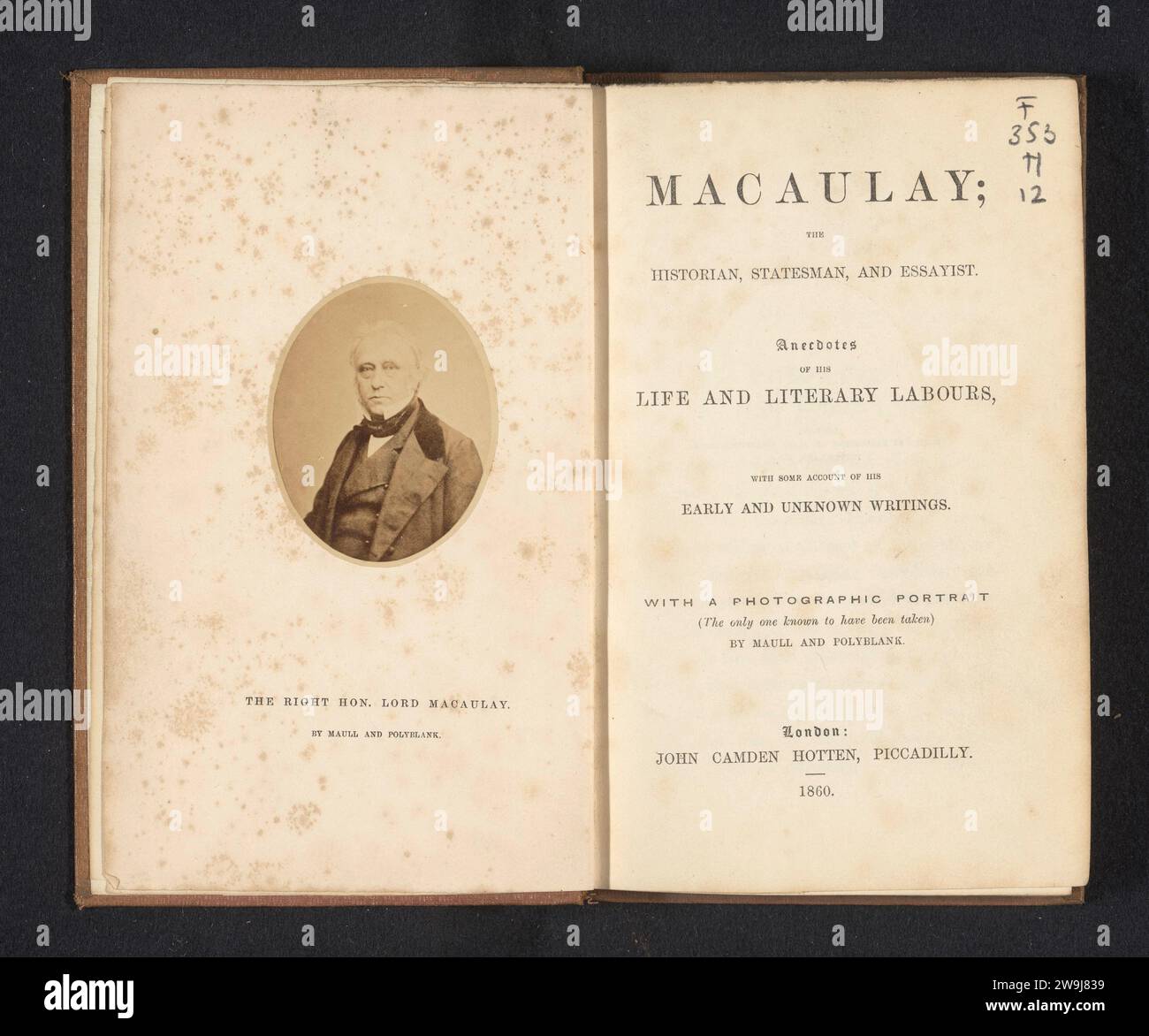 Lord macaulay hi-res stock photography and images - Alamy