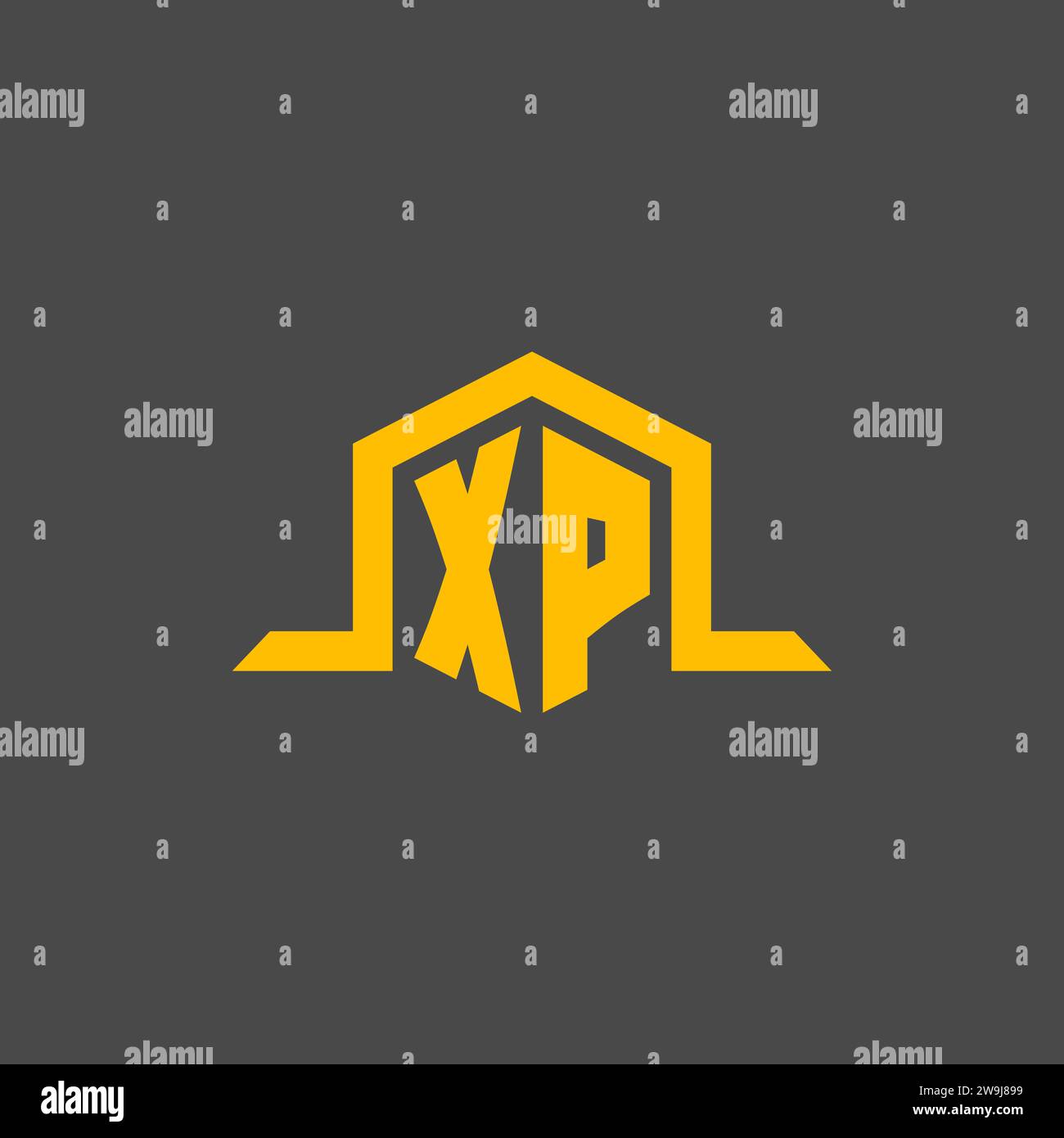 Xp logo design Stock Vector Images - Alamy