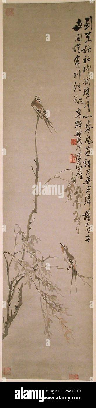 Swallows 1989 by Li Shan Stock Photo - Alamy