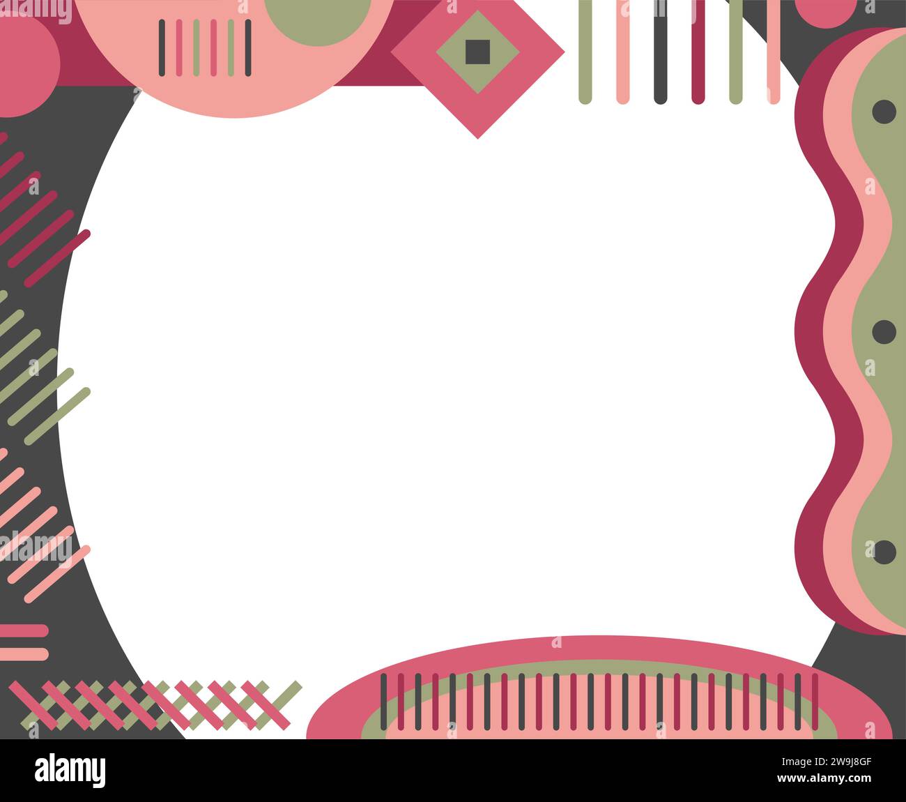 Simple abstract background with doodle shape and line art. Wallpaper ...