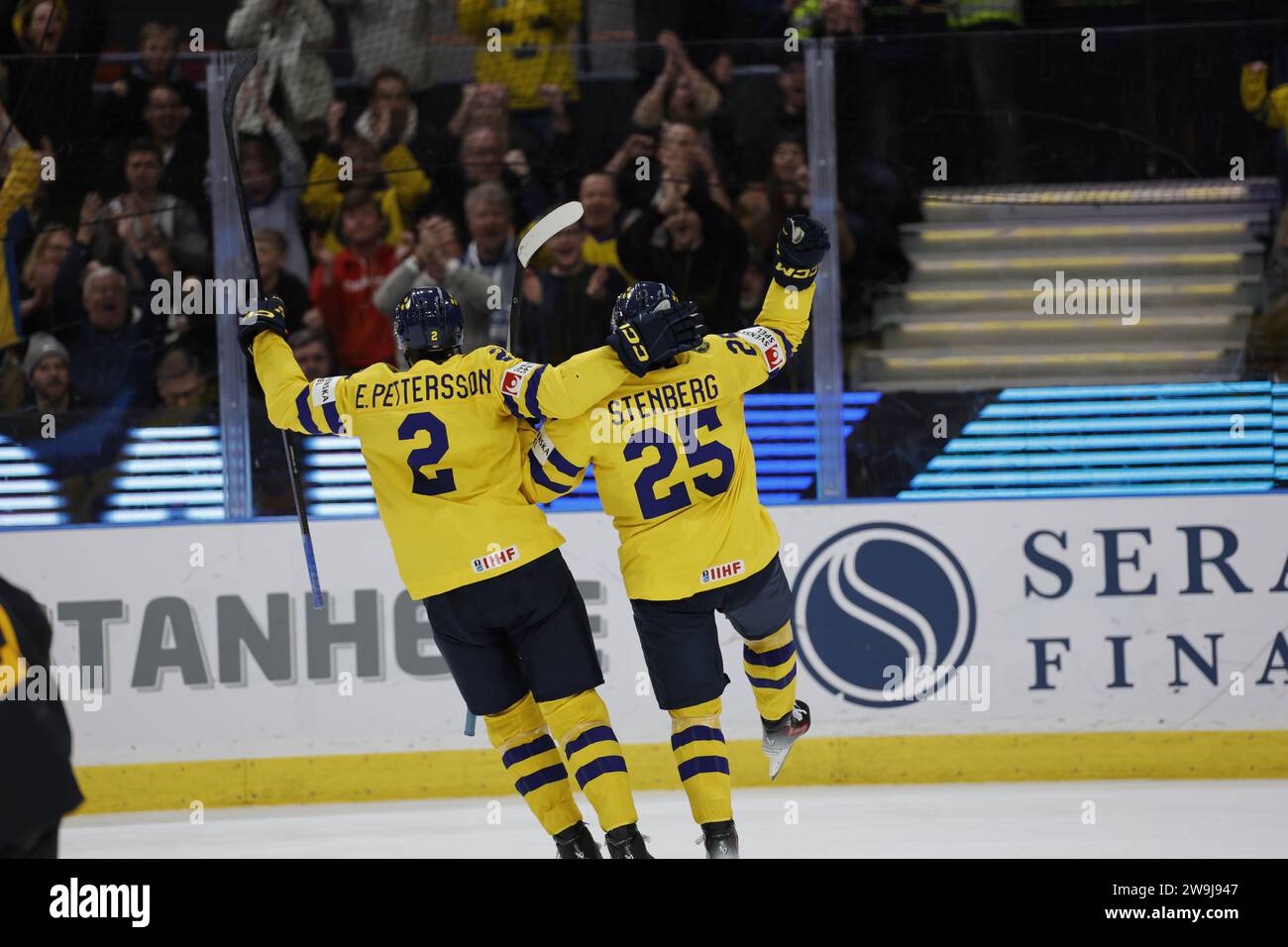 Stockholm 20231228GOTHENBURG, Sweden. , . Sweden's Otto Stenberg scores ...