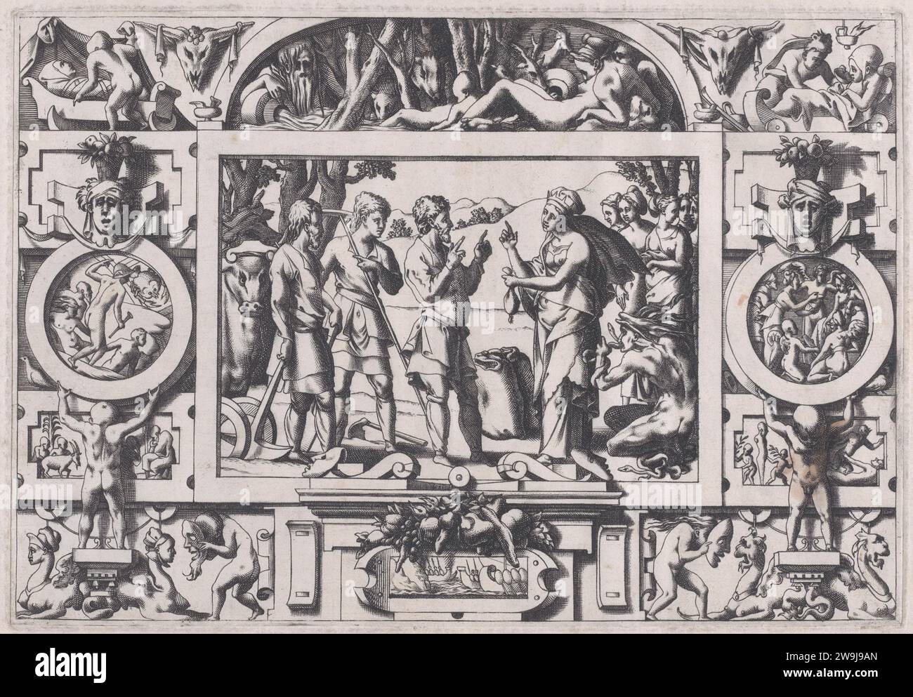 Queen Ino and the Husbandman (La reine Ino fait gater la semence d'un ...