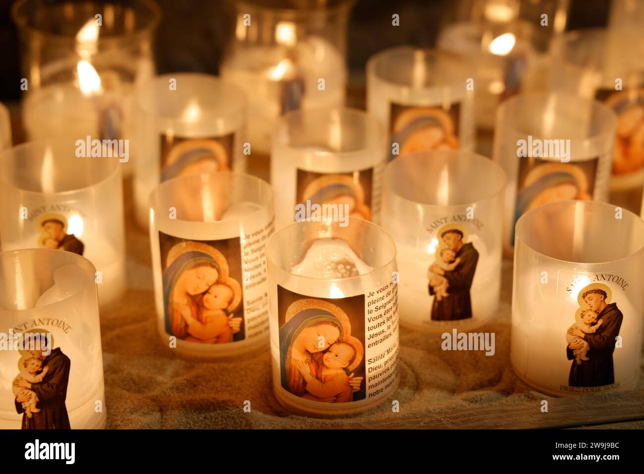 Catholic Cemetery Candle Holders
