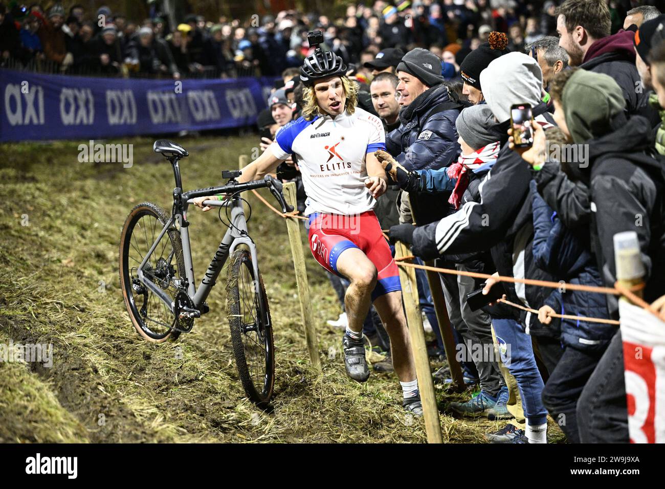 Diegem, Belgium. 28th Dec, 2023. Youtuber Nathan 'Acid' Vandergunst ...