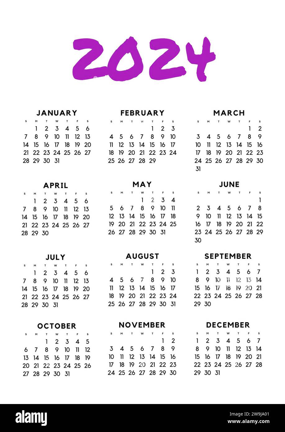 Month june in 2024 Cut Out Stock Images & Pictures - Alamy