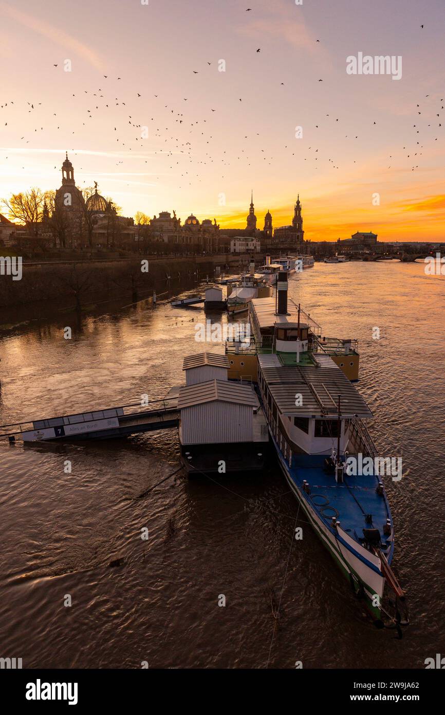 Hochwasser in Dresden Durch die starken Niederschläge in Form von ...