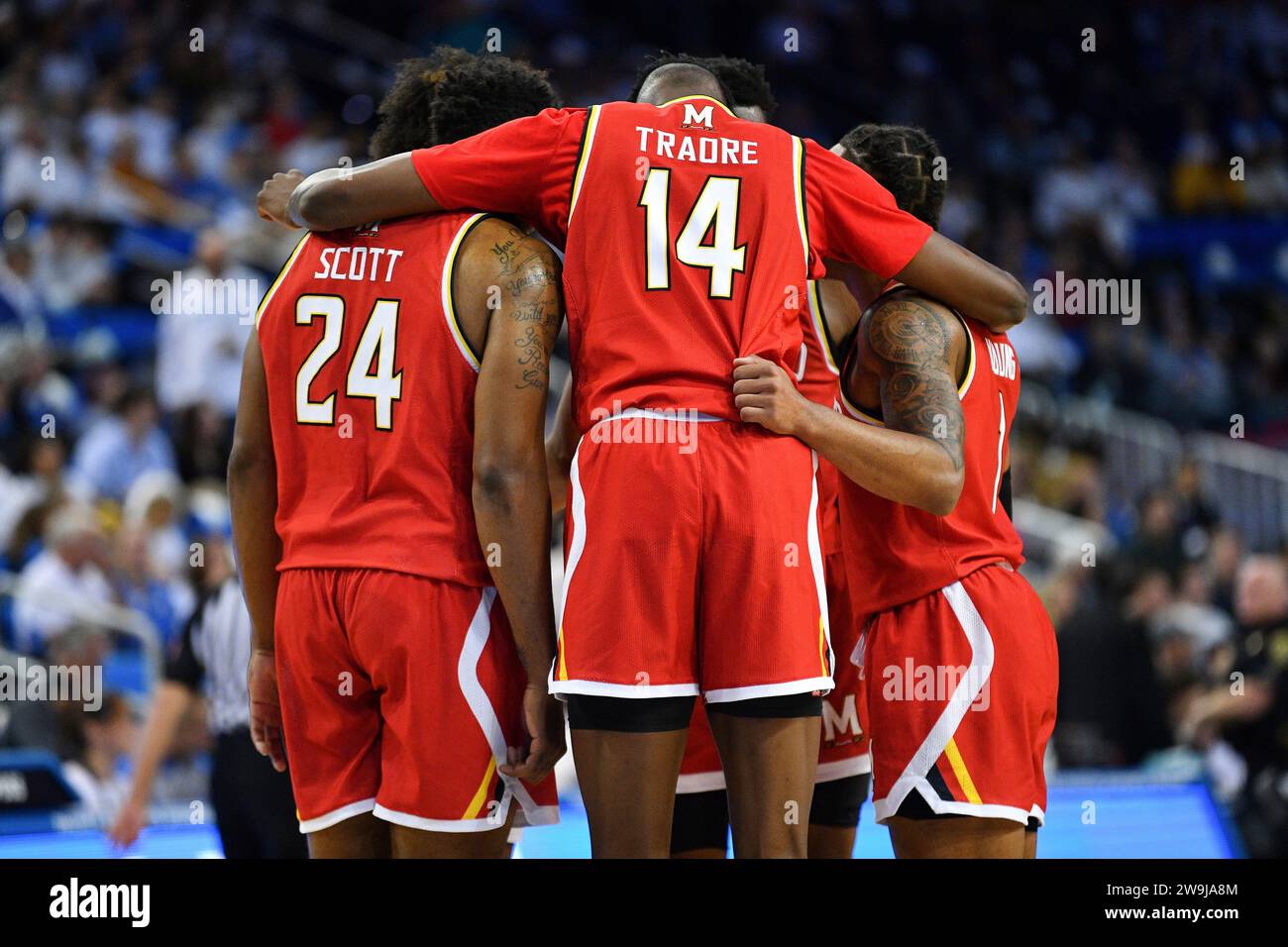 LOS ANGELES, CA - DECEMBER 22: Maryland Terrapins forward Donta Scott ...