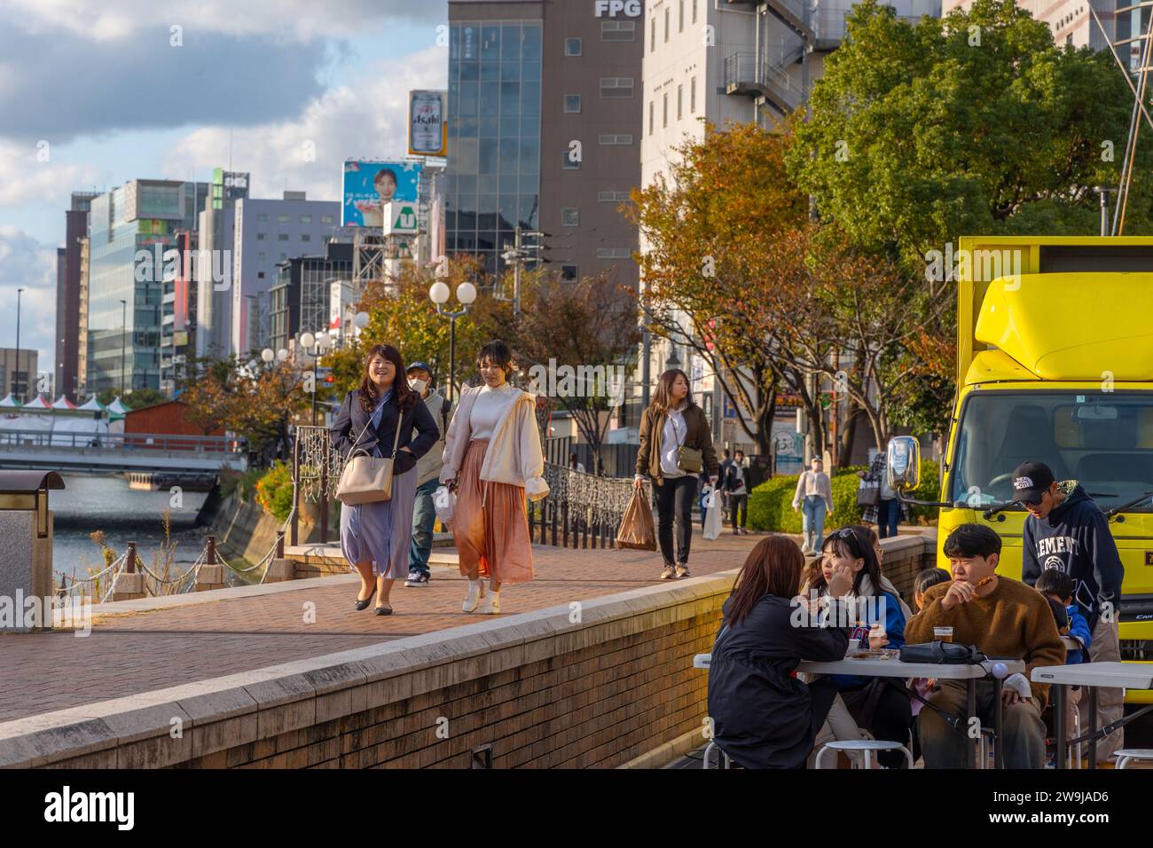 Naka River, Hakata, Fukuoka, Japan Stock Photo - Alamy