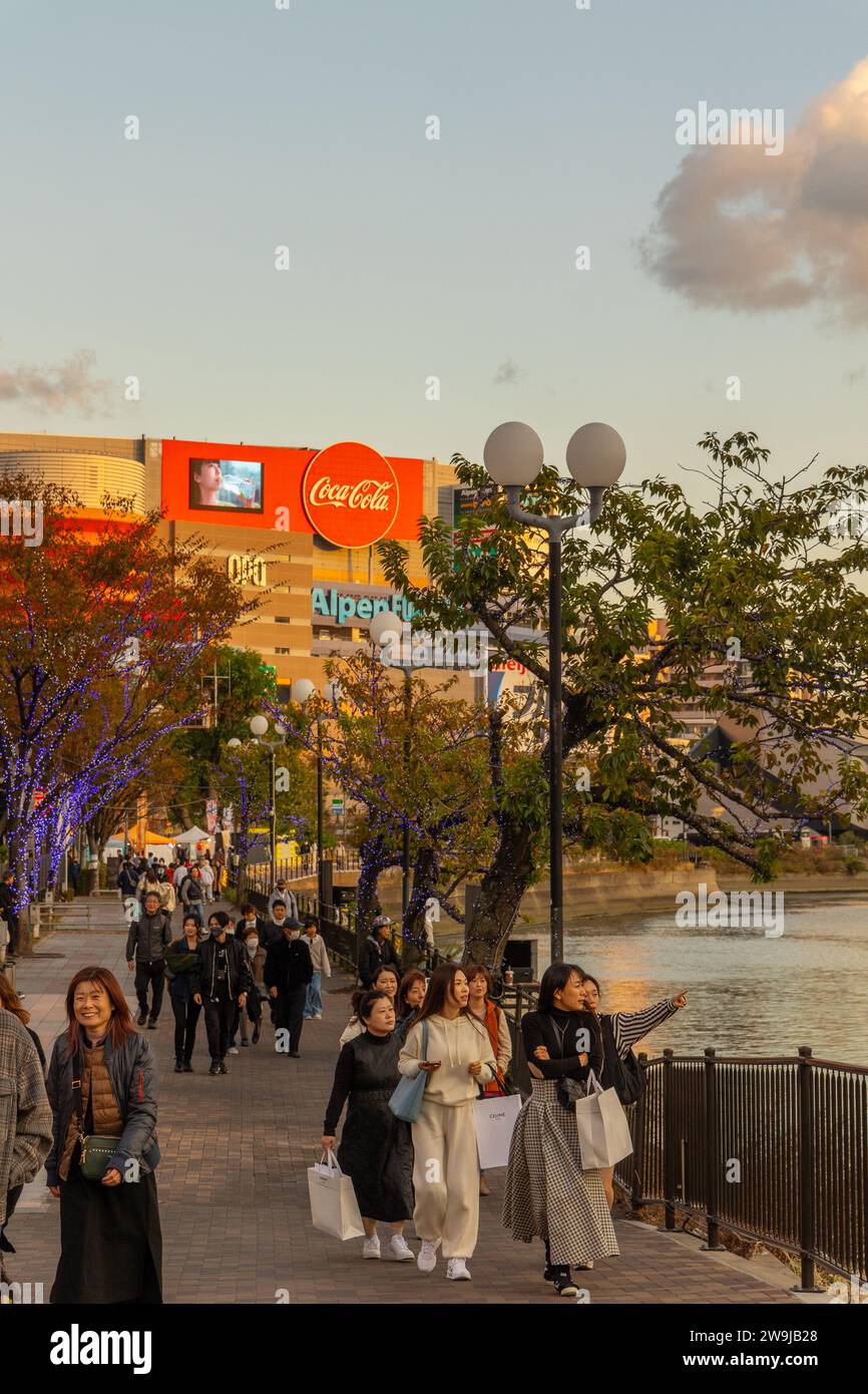 Naka River, Hakata, Fukuoka, Japan Stock Photo - Alamy