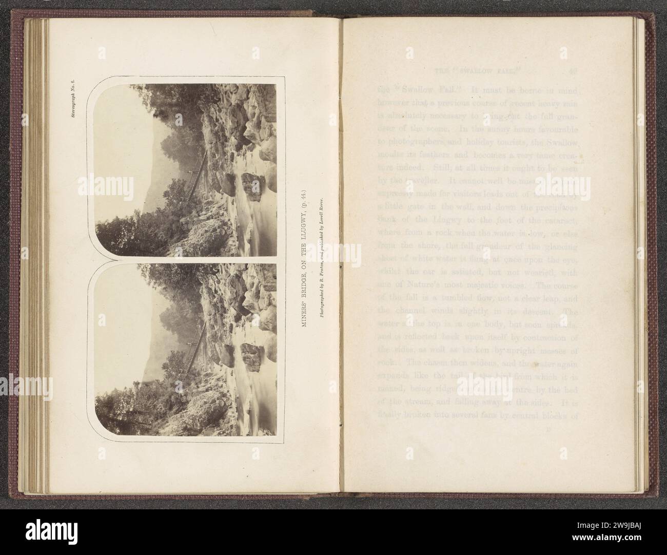 Miners' bridge on the Llugwy, Roger Fenton, 1859 stereograph Wales ...