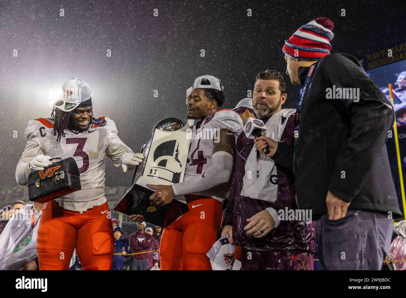 Annapolis, Maryland, USA. 27th Dec, 2023. Virginia Tech Hokies ...