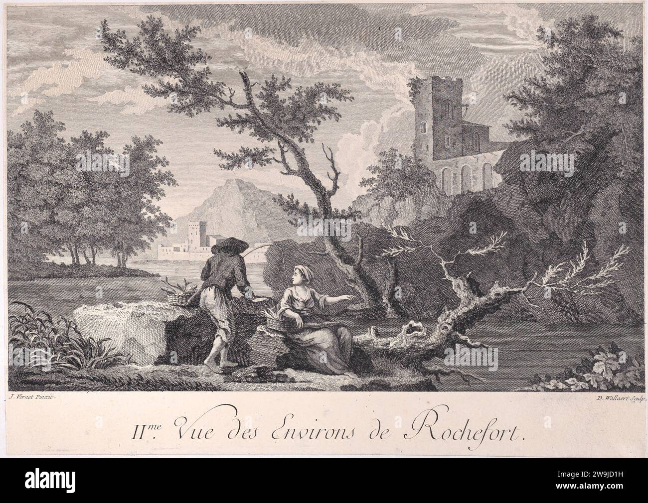 Second View of the Surroundings of Rochefort 1953 by D. Wallaert Stock ...