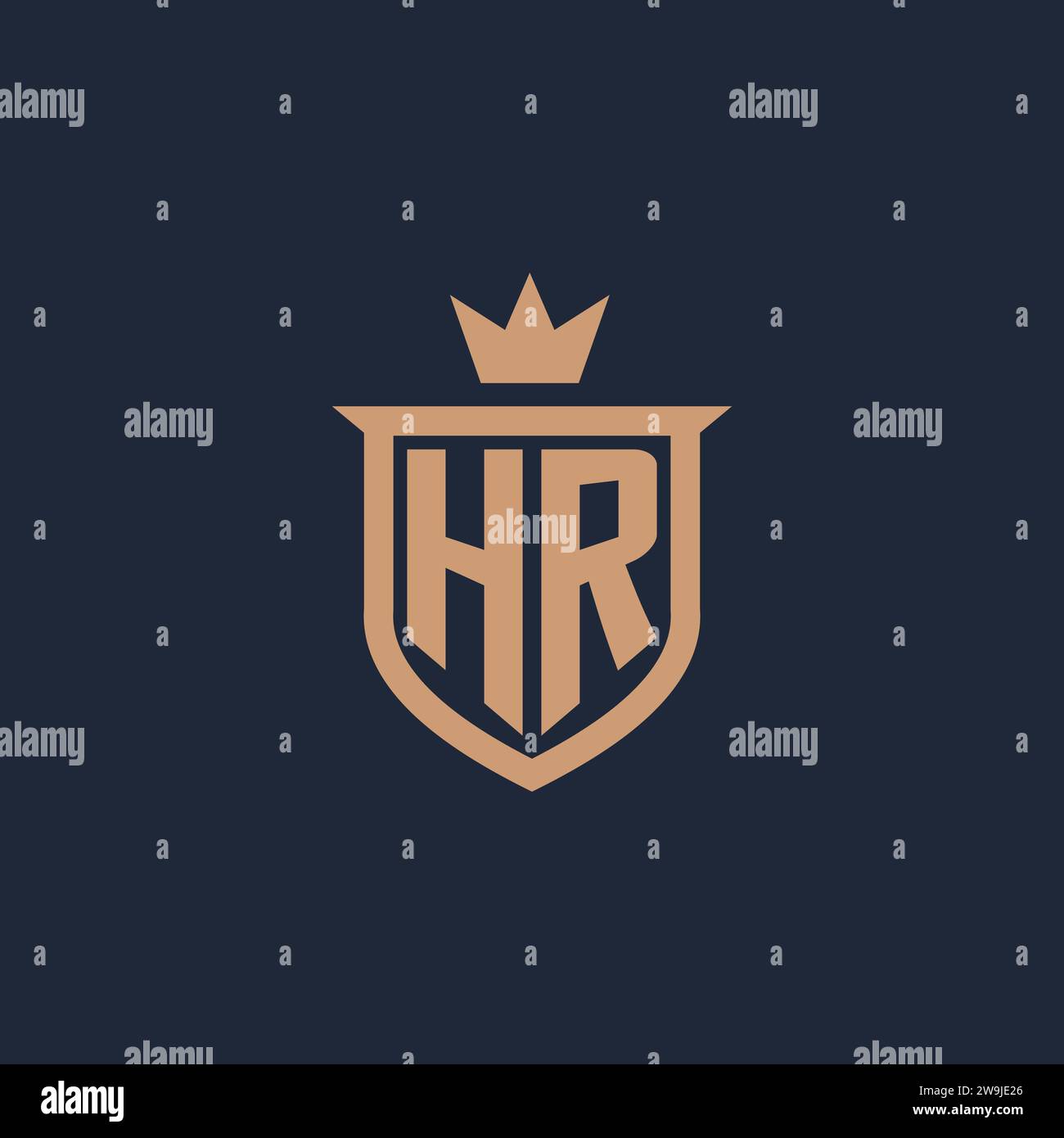 Hr initials Stock Vector Images - Alamy