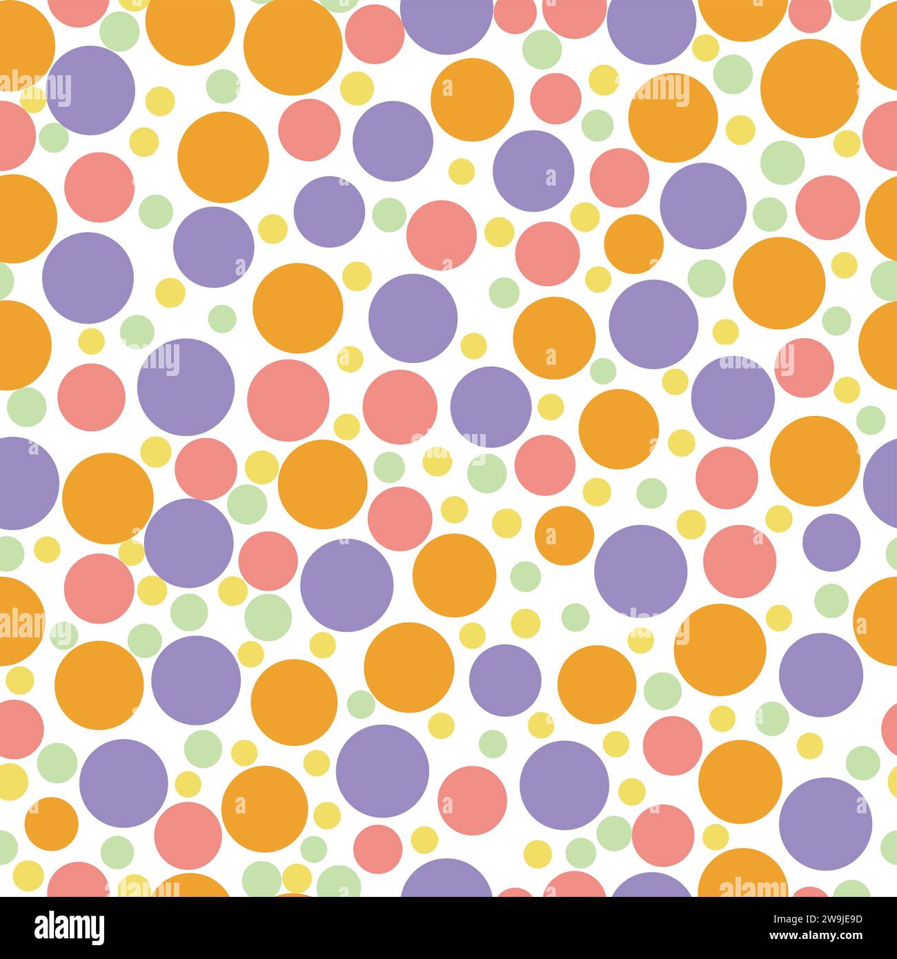 Vector Bubble Circle Pattern Design for Garment Stock Vector Image ...