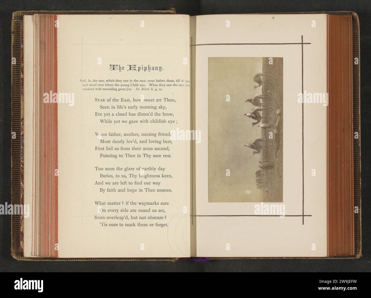 Photo production of a painting, representing the three kings on ...