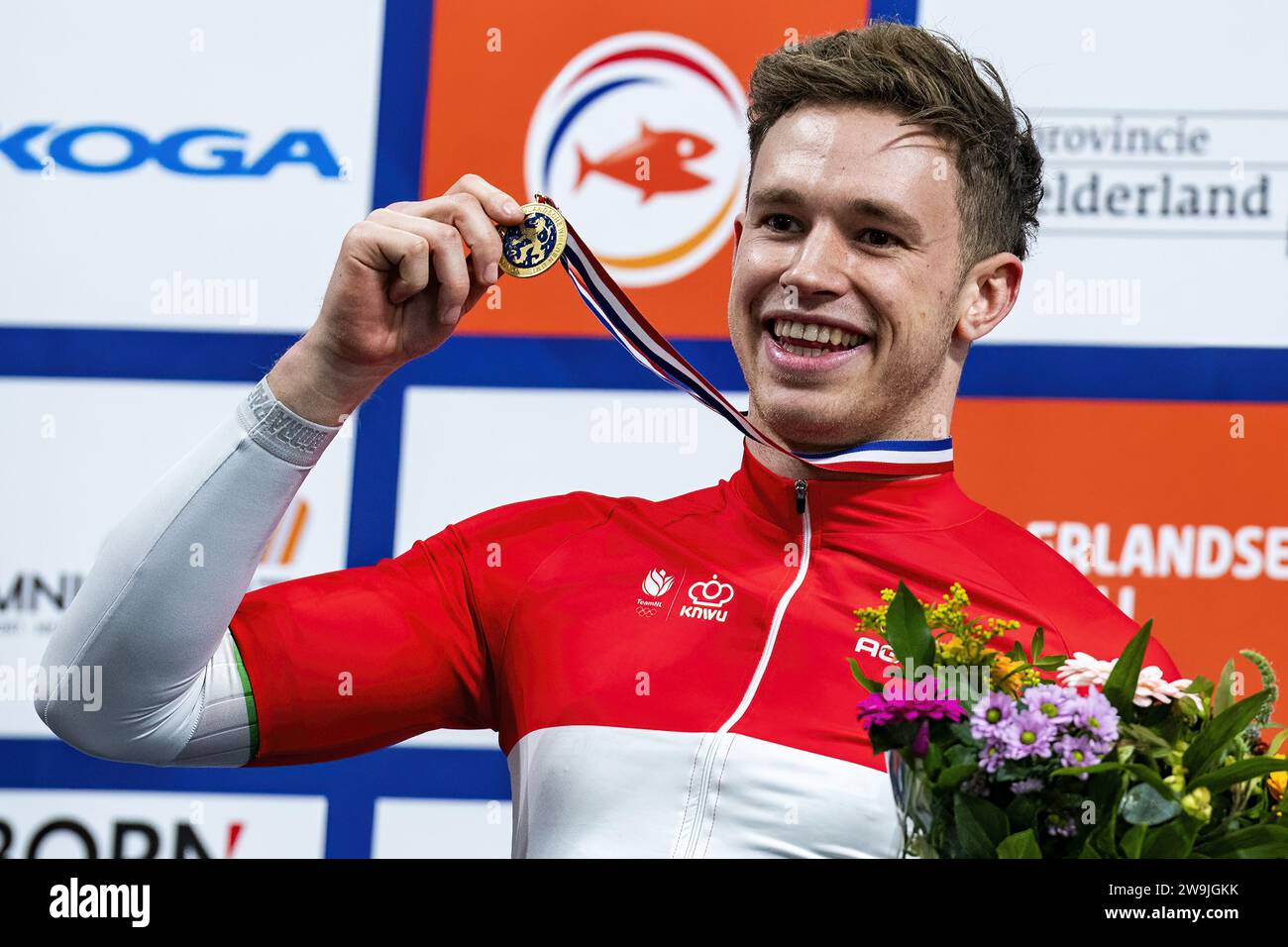 APELDOORN - Harrie Lavreysen wins the sprint section at the Dutch track ...